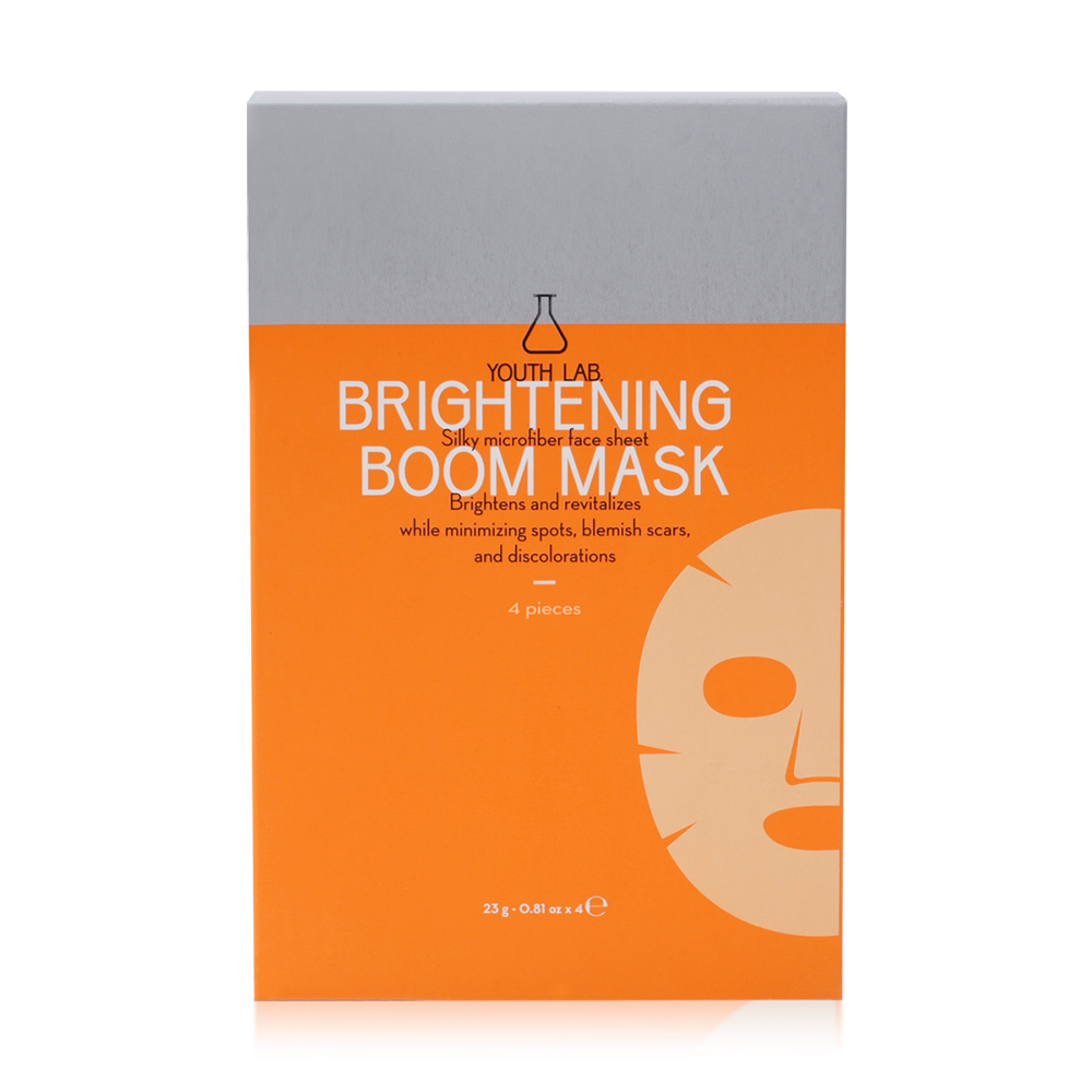 Brightening Boom Mask - Συσκευασία 4τμχ. | YOUTH LAB.